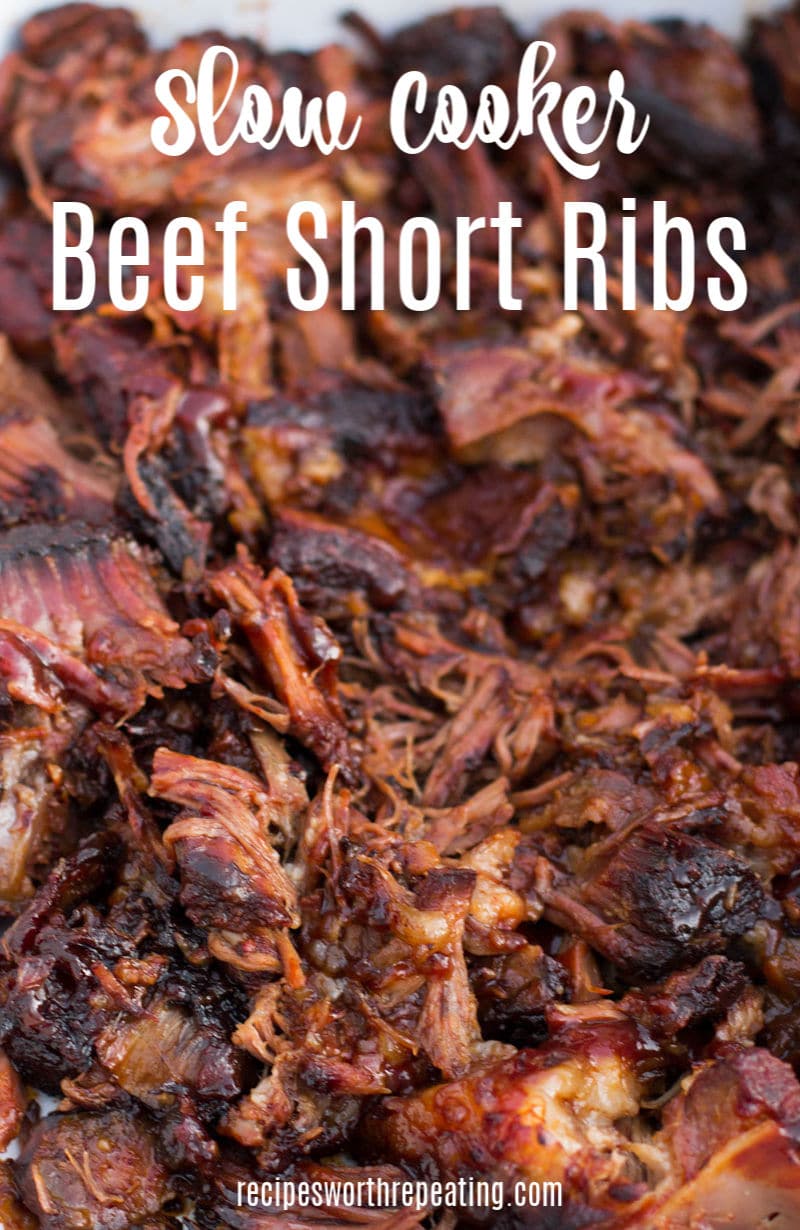 Slow Cooker BBQ Beef Short Ribs - Recipes Worth Repeating