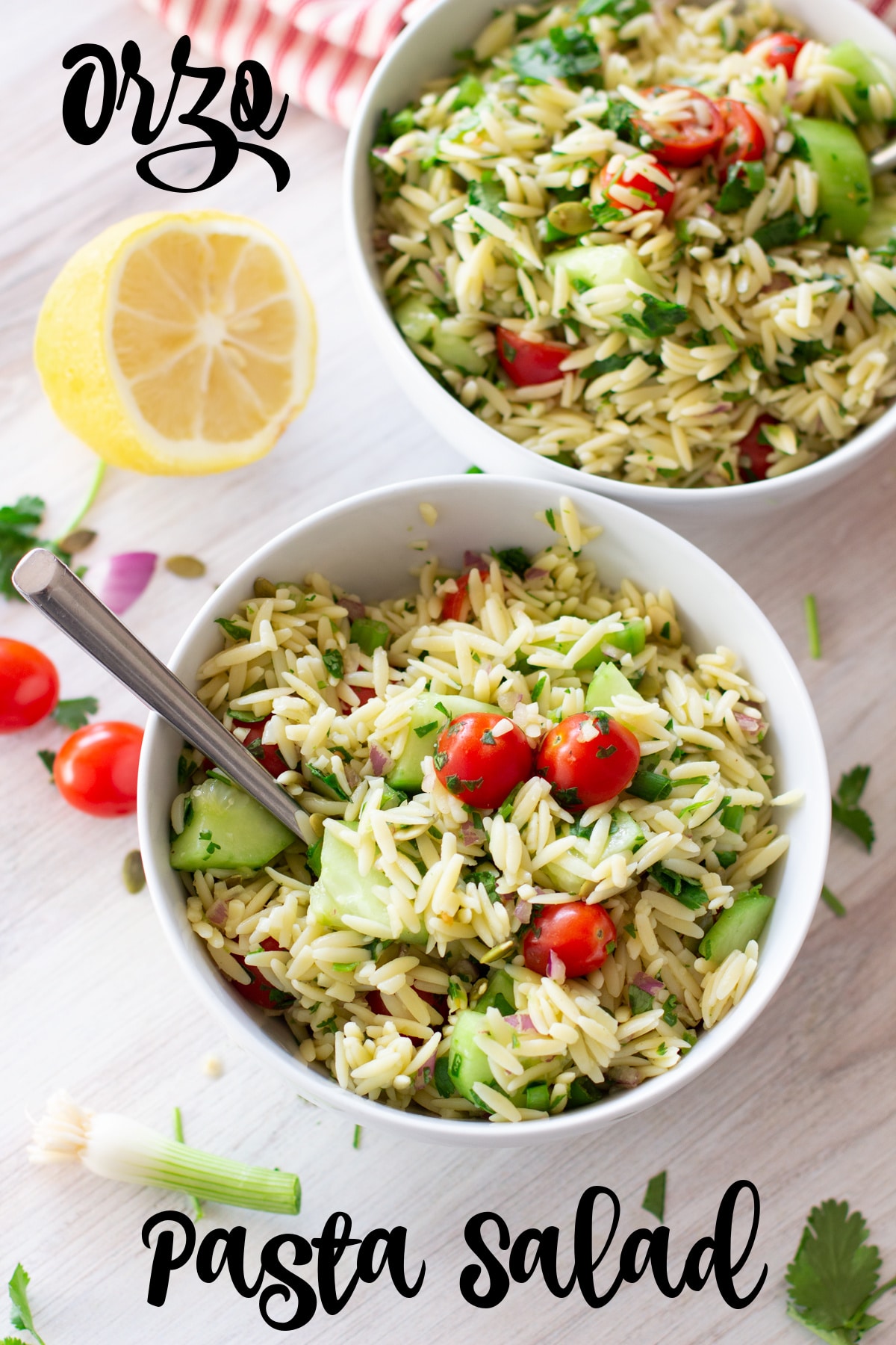 Easy Orzo Pasta Salad Recipe - Recipes Worth Repeating