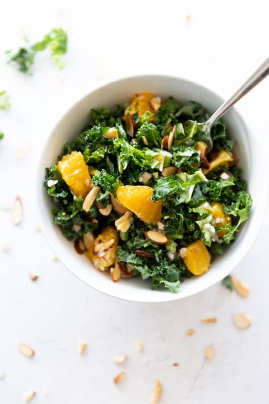 Orange Kale Salad With Citrus Vinaigrette - Recipes Worth Repeating
